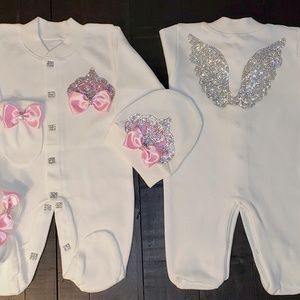 One Pieces | Angel Wings Jewels Baby Set | Poshmark